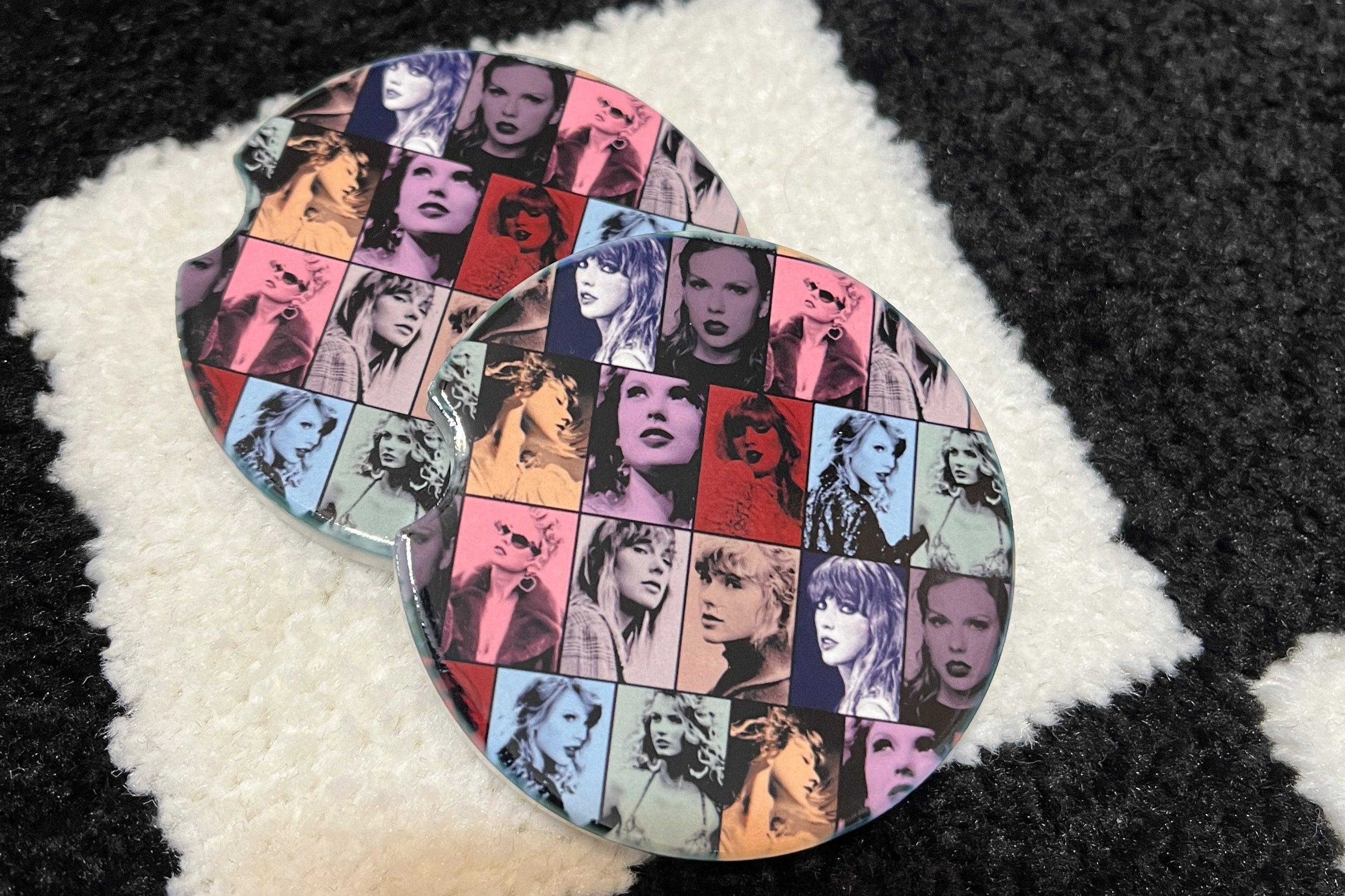 Taylor Swift Eras Car Coasters – Danari Creations