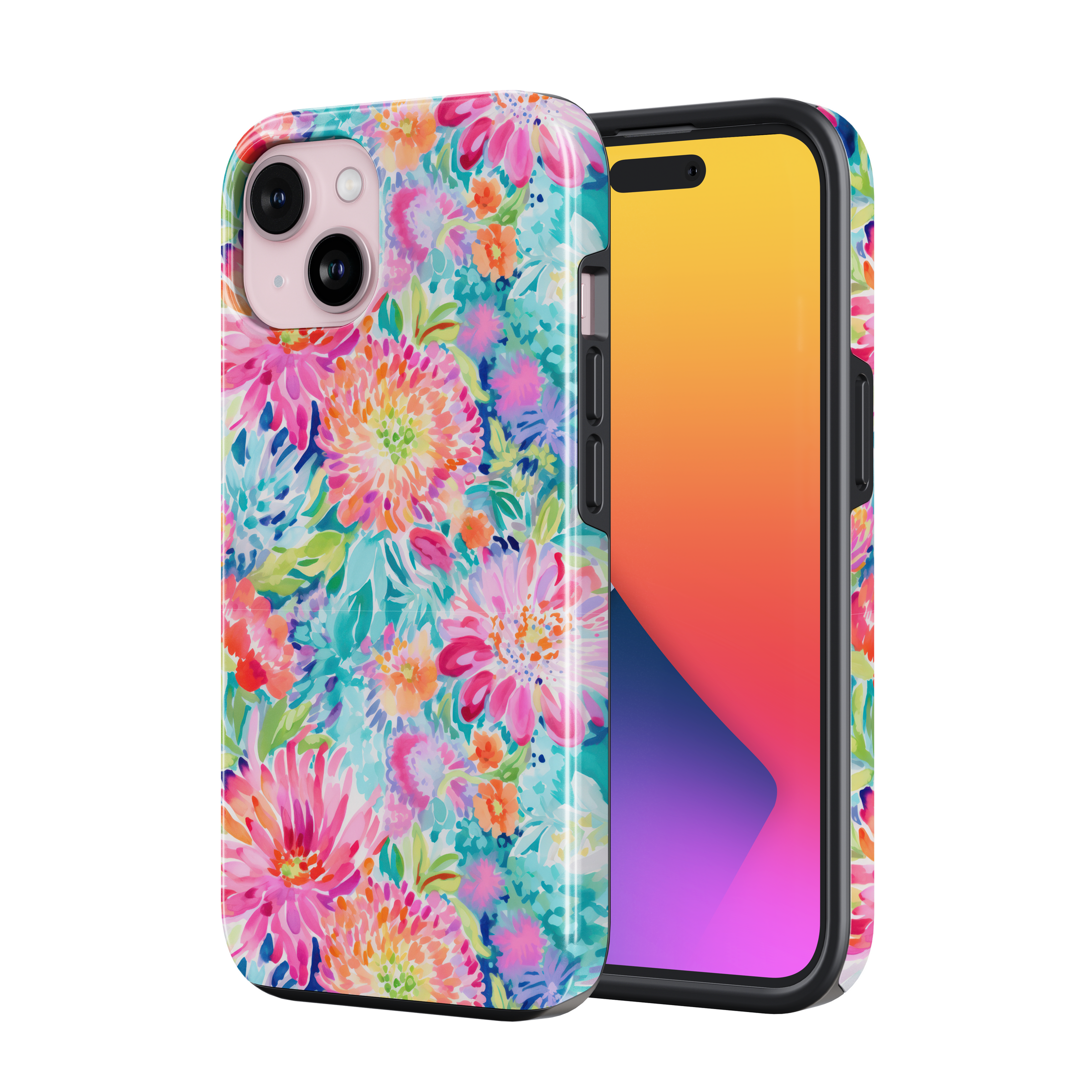 Preppy Floral Phone Case – Danari Creations